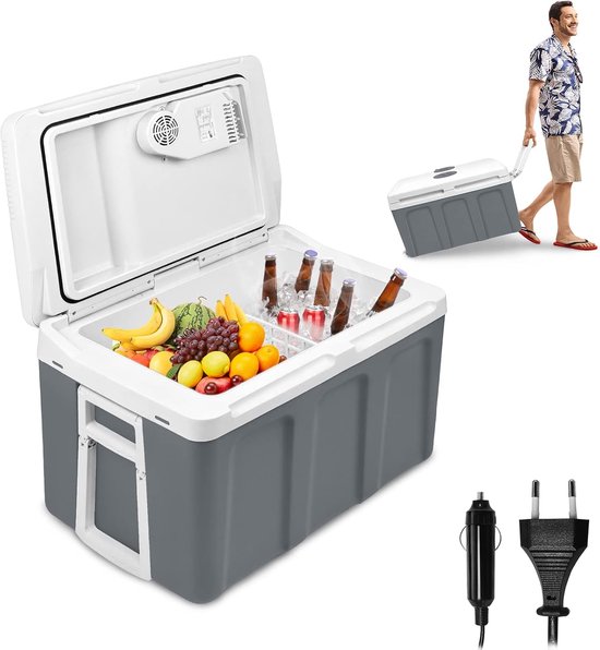 Elektrische Koelbox - voor Auto en Camping – Koelbox Elektrisch - Thermo-elektrisch... | bol