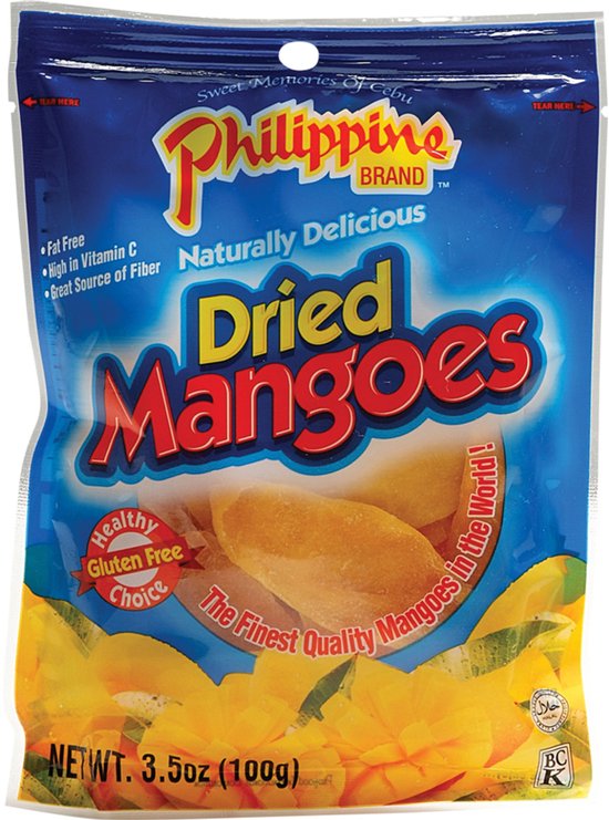 Philippine Brand Gedroogde Mango 100 g | bol