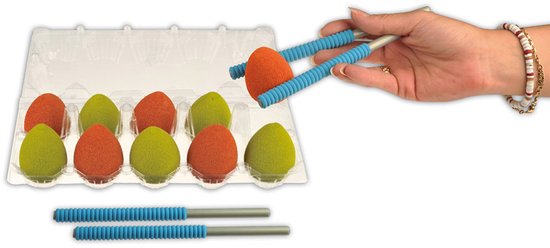 Ei lopen | Ei met stokjes | Eierlopen | KInderfeestje eiloopspel| | bol