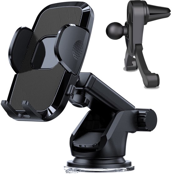 Telefoonhouder Auto Met Zuignap - 3 in 1 - Telefoonhouders Auto ...