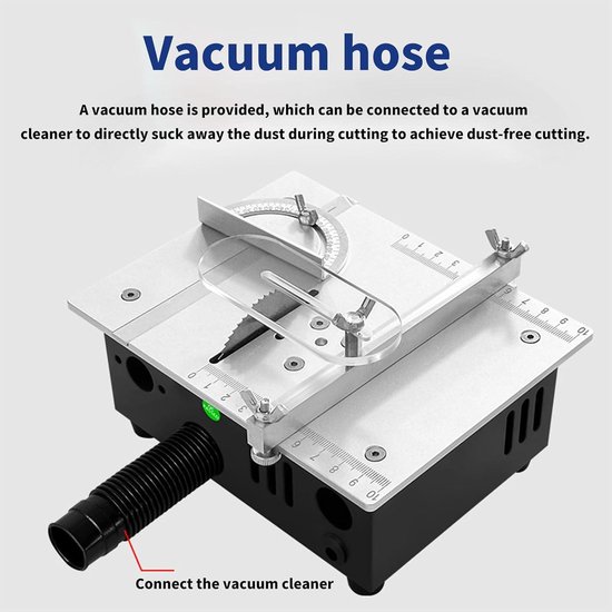 Verstelbare Mini-tafelzaag 96W 7-speed voor DIY Handmodellen maken | bol