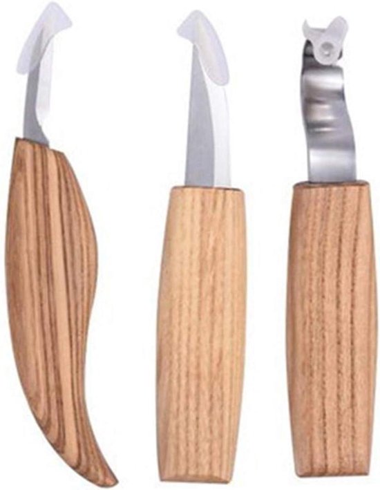 Wood Carving Tools Kit 3 in 1 - Whitling Woodworking Meisel Set met ...