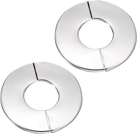 2-Pack Rosette Pipe Covers for Heating Pipes and Radiators | bol