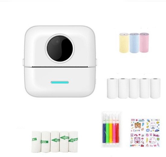 Originele mini printer voor mobiel - Hogere Kwaliteit Print - Zwart-Wit ...