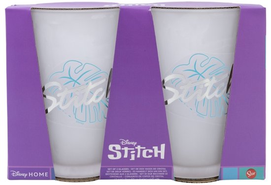Storline Stitch Vice Stijl Glazen 490ml 2 Eenheden Transparant | bol