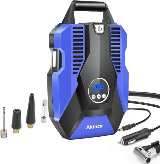 Draagbare Digitale Bandenpomp - Luchtcompressor 150PSI voor Auto, Fiets en Inflatables... | bol