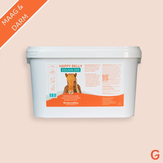 Happy Belly Egusin 250 – Ondersteunt de Maaggezondheid van Paarden | bol