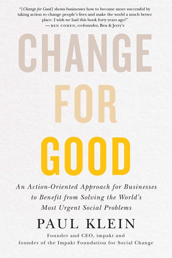 Change for Good | 9781770416314 | Paul Klein | Boeken | bol