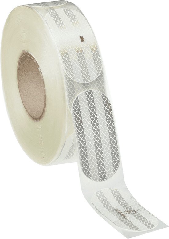 3M retroreflecterende contourmarkering 983 - 434 stickers per rol Wit | bol