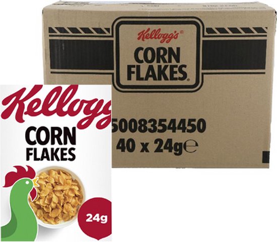 kellogg's Cornflakes Ontbijtgranen 40 Mini Pakjes 24 Gram | bol