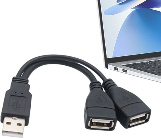 USB A Splitter Y Cable - Port Splitter for Car - Versatile USB ...