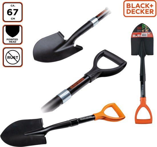 Black and Decker Schep - metaal - 65 cm - tuinschop / tuinieren ...