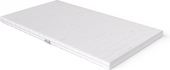 180x200 Topmatras - 9cm dik - HR 45 Bamboe - Afritsbaar en wasbaar ...