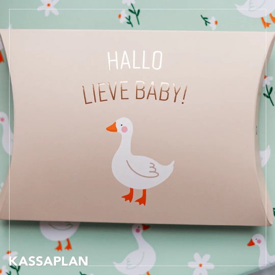 18 Delig inpakset Geboorte - Baby - Kraammand - geschenk inpak set ...