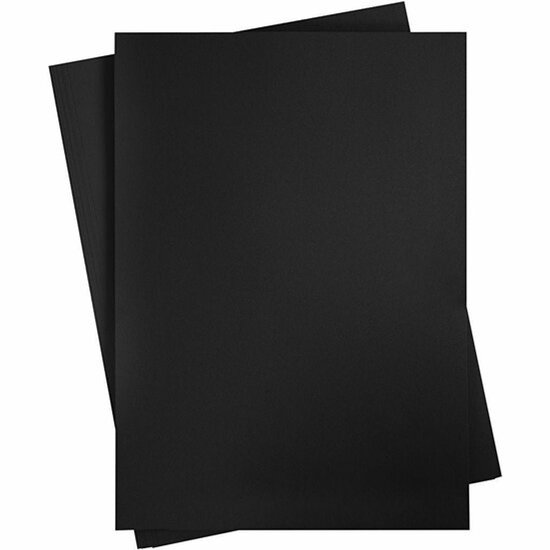 Zwart Papier 180 Grams - Stevig A2 Karton voor Knutselen En DIY | bol
