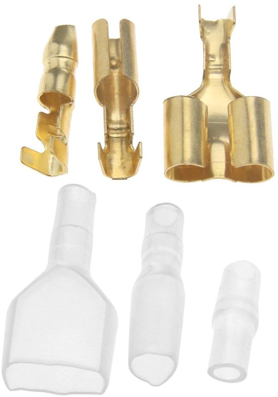 70 x Motorfiets Scooter Bullet Connectors Terminals 3.9mm Mannelijk ...