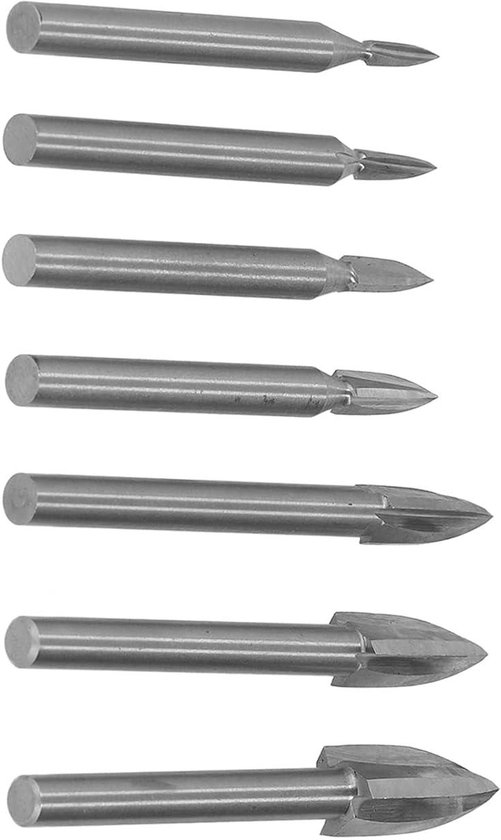 Graveren Boren Set 6 Mm Schacht Hoge Snelheid Staal Carving Tool Boor ...