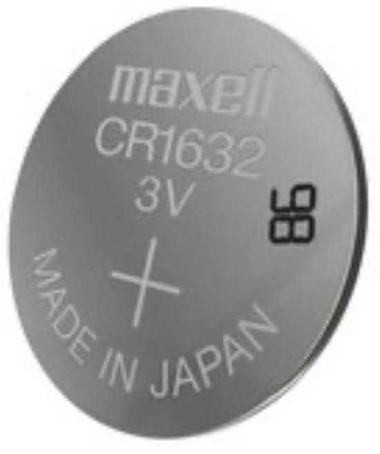 Maxell Lithium Batterij - Knoopcel - CR1632 - 2 stuks - 3V - Made in Japan | bol