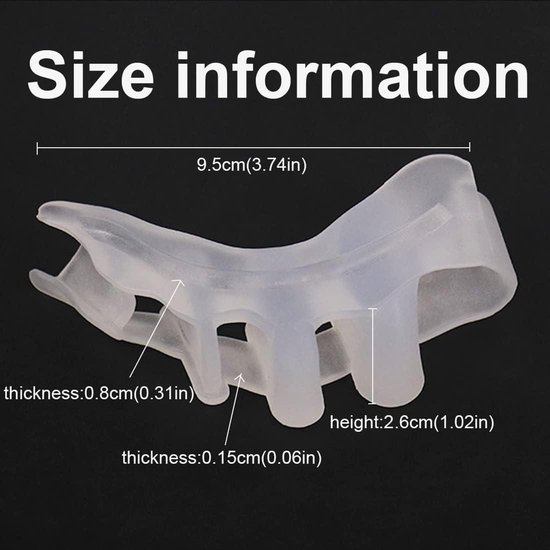 Toe Spreader - Toe Divider - Toe Straightener - Hallux Valgus Corrector ...