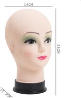 Paspop hoofdmodel 40 cm - hoofd vrouw buste / etalagepop | bol.com
