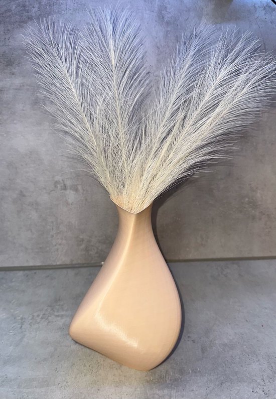 Studio Vaseo - Flowa - Taupe - Luxe vaas - Gemaakt in Nederland ...