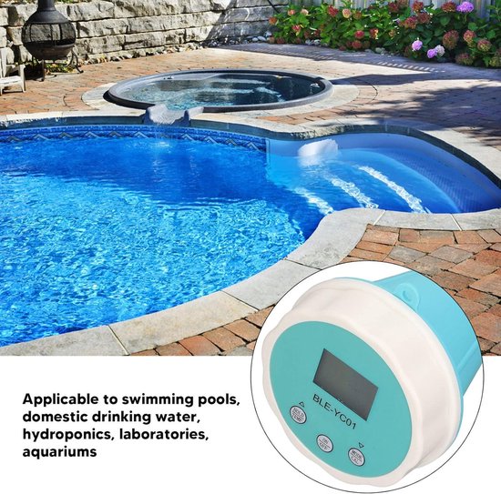 Water Quality Tester 6 in 1 Detector Digital Water Quality Tester Pool ...