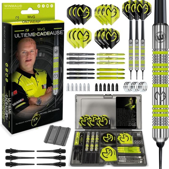 Michael Van Gerwen MvG Softip Gift Set 50 Delige Dartset Met 4 Sets ...