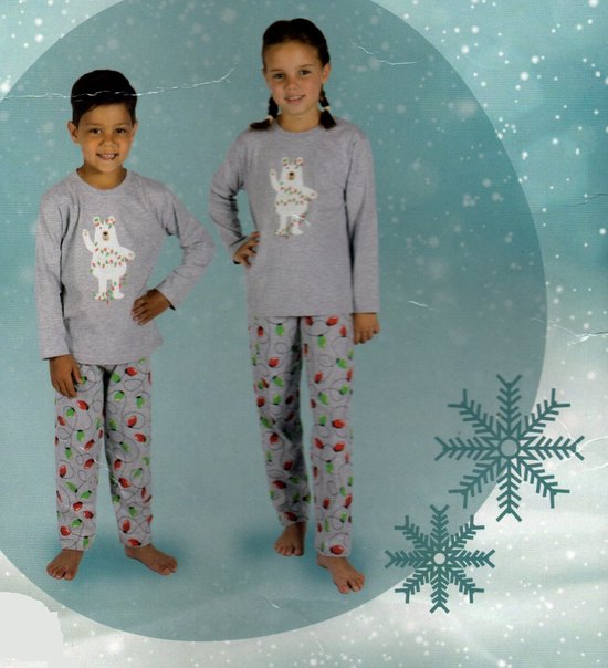 Kerst Pyjama Ijsbeer Kinderen voor Kerstmis (Maat 104-110) | bol