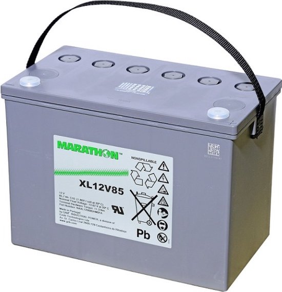 Exide Marathon XL12V85 loodbatterij met M6-schroefaansluiting 12V ...