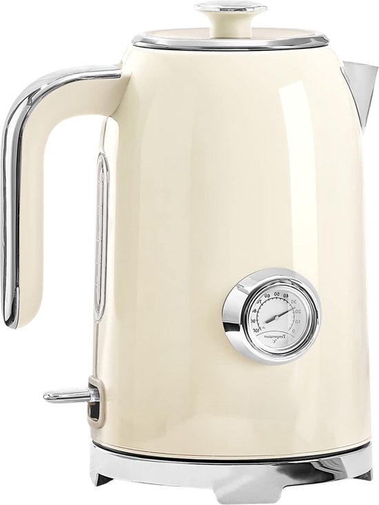 Retro Waterkoker - Vintage Design Waterkoker - 1,7 Liter - Stijlvol En ...