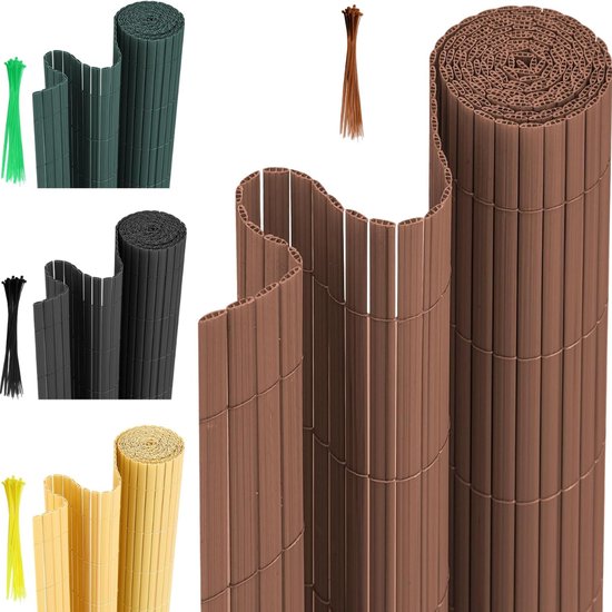 Balkonscherm PVC Tuinscherm Hekwerk voor Buiten Balkonbekleding van PVC ...