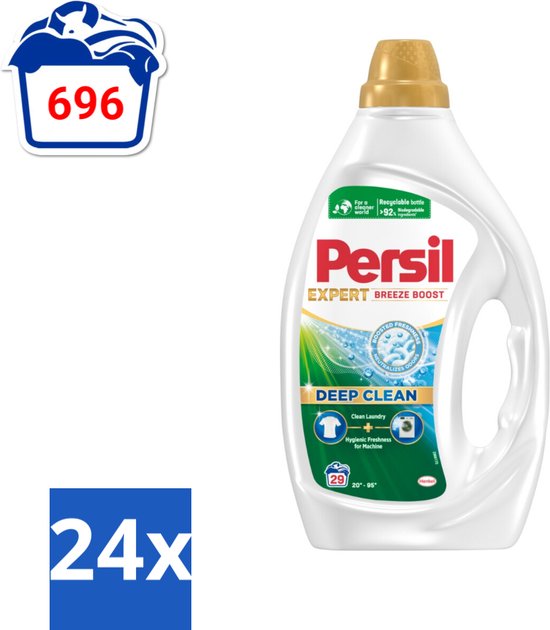 Persil Expert - Vloeibaar Wasmiddel - Witte en Gekleurde Was - Breeze ...