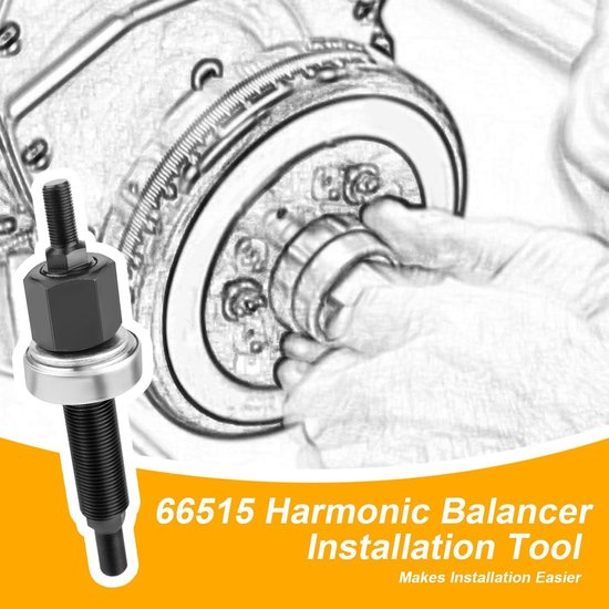 Harmonic Balancer Installatietool Chevy SBC BBC Cranks-Vibrationsdemper ...