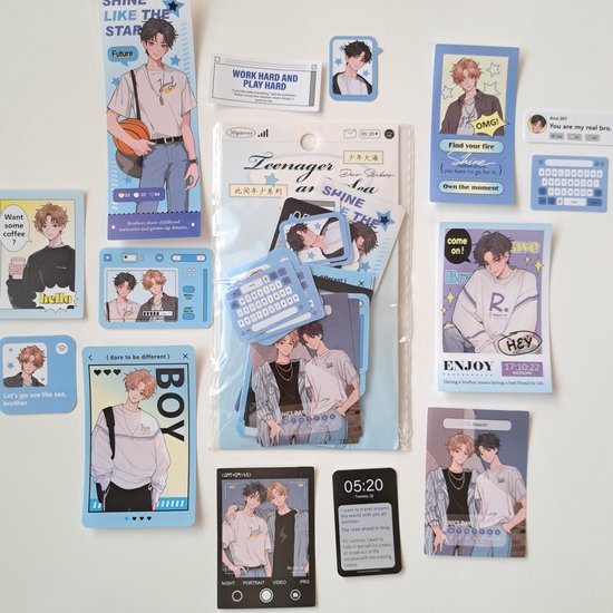 Japanse Boy stickers - Tiener Jongens - Deco stickers - 30 stuks - Kpop ...