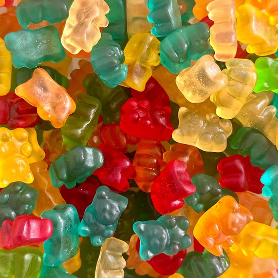 Damel - Goudbeertjes Gekleurd - 1 Kilo - Halal Snoep - Beertjes - Shiny ...