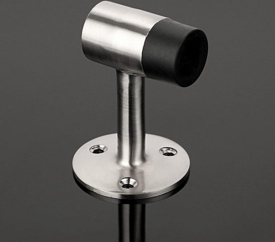 Rvs Deurstopper Muur Mount Stopper Geborsteld Afwerking Geluidsdemping ...