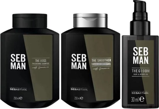 Sebastian - SEB MAN Complete Grooming Set - 250+250+30ml | bol