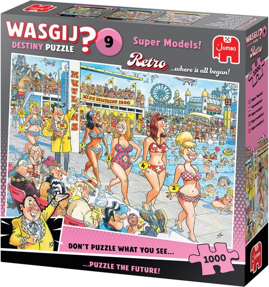 Jumbo - Wasgij Retro Destiny 9 - Topmodellen! - 1000 stukjes puzzel - Legpuzzel | bol