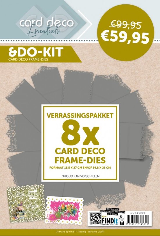 And Do - Kit - Card Deco Essentials - Verrassingspakket 8 Frame Dies | bol