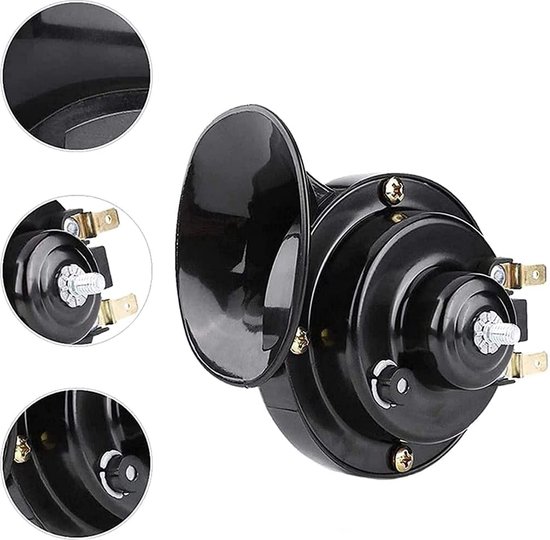 VCTparts® Luchthoorn Toeter - Super luide Claxon 24V Zwart | bol