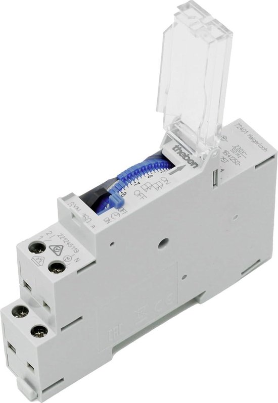 Analoge timer 160 a - tijdschakelaar voor DIN-rail - schroefklemmen ...