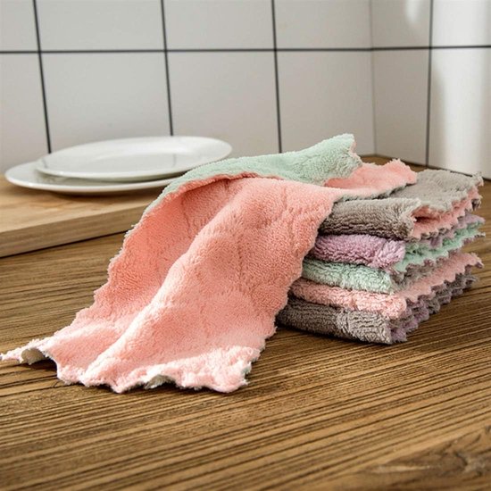 Vaatdoeken Pack van 15 - Microvezel - Zacht en Absorberend - Pluisvrij ...