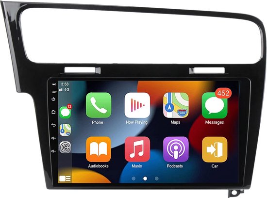 BG4U - Android Navigatie Radio geschikt voor VW Volkswagen Golf 7 2013-2017 met Apple... | bol