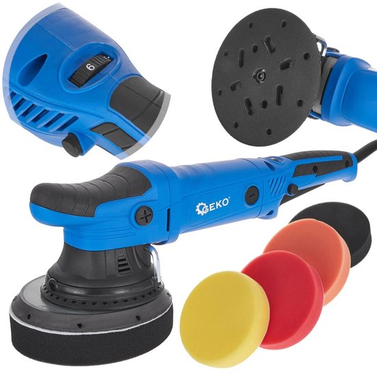 GEKO Dual Action Polijstmachine - 150mm Schijf - 7 Snelheden ...