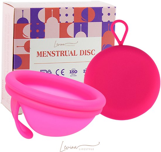 Luxe herbruikbare Menstruatie Disc met Hoesje - MenstruatieDisc ...