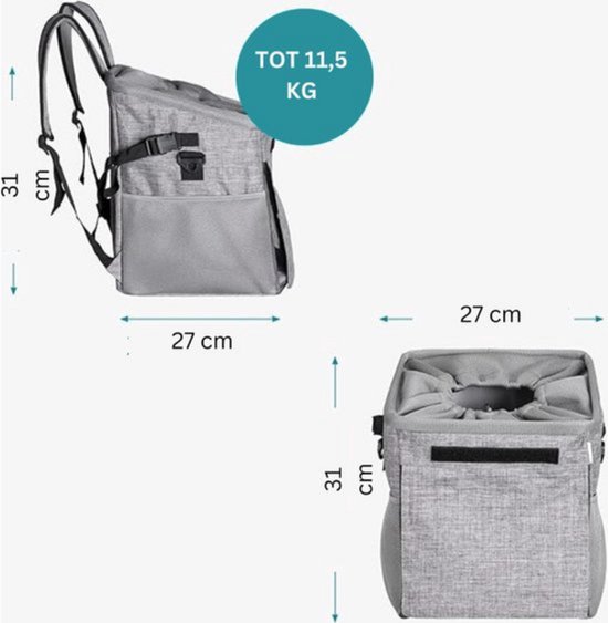 Fietsmand Hond – Hondenmand Fiets Met Schouderband – Fietsmand Hond Voorop – Fietstas... | bol