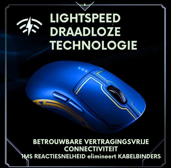Draadloze Gaming Muis - LIGHTSPEED, HERO 25K Sensor - 25.600 DPI - RGB ...