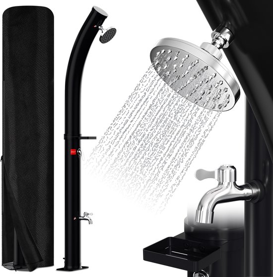 Zonnedouche 20L (Gebogen)- Solar Douche -Buitendouche Zonneenergie ...