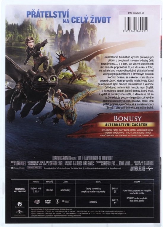How to Train Your Dragon: The Hidden World - DVD | bol