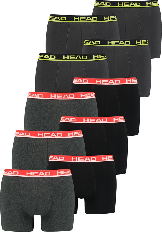 BOXERS Pack van 10 Head Heren Basic Boxer Broek Shorts Ondergoed ...